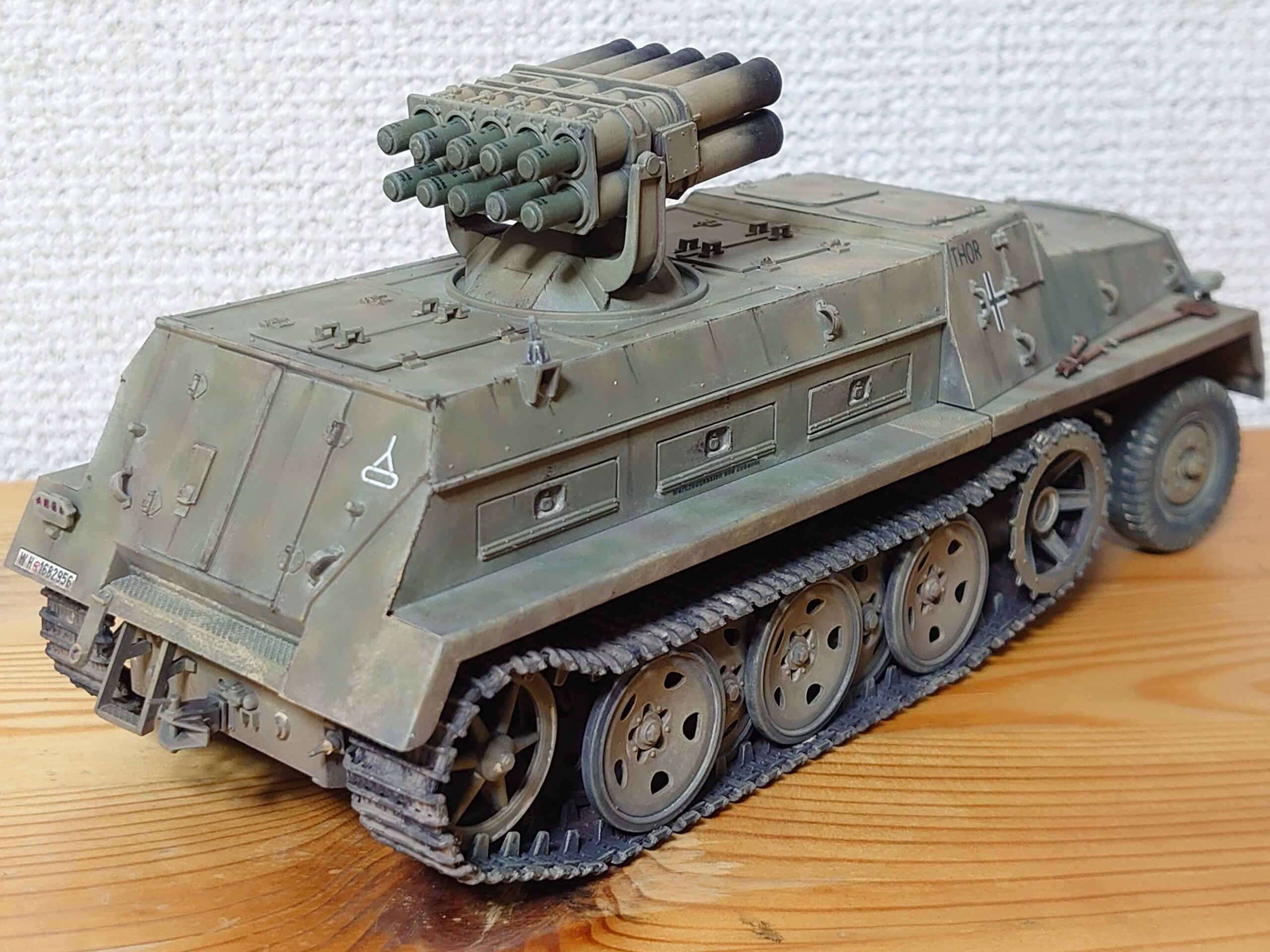 イタレリ 15cmパンツァーヴェルファー42型 sWS搭載型 製作記⑥(完成) | 模型大隊戦闘日誌