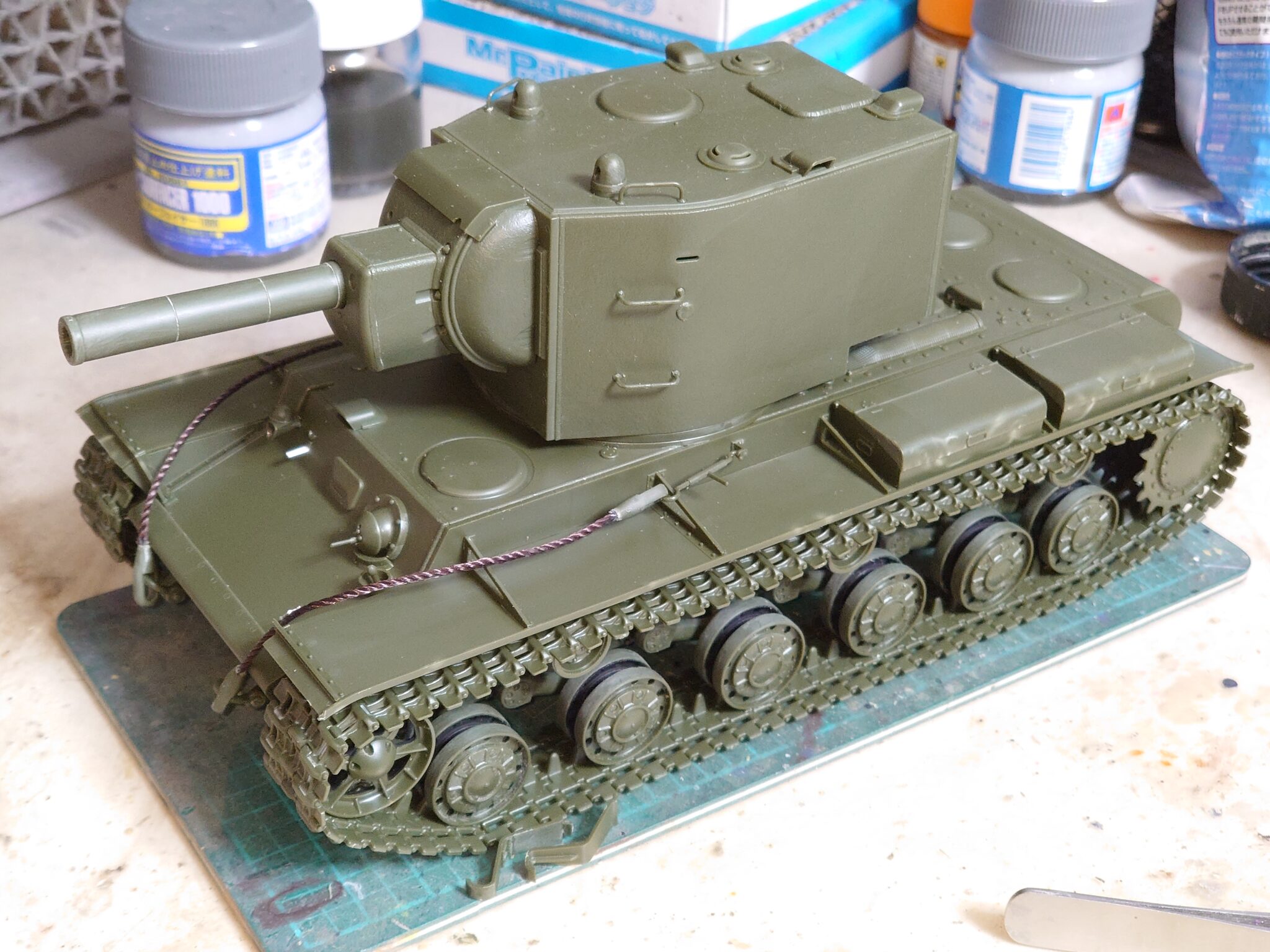 【2022年3月】タミヤ 1/35 KV-2 製作記④【新製品】 | 模型大隊戦闘日誌