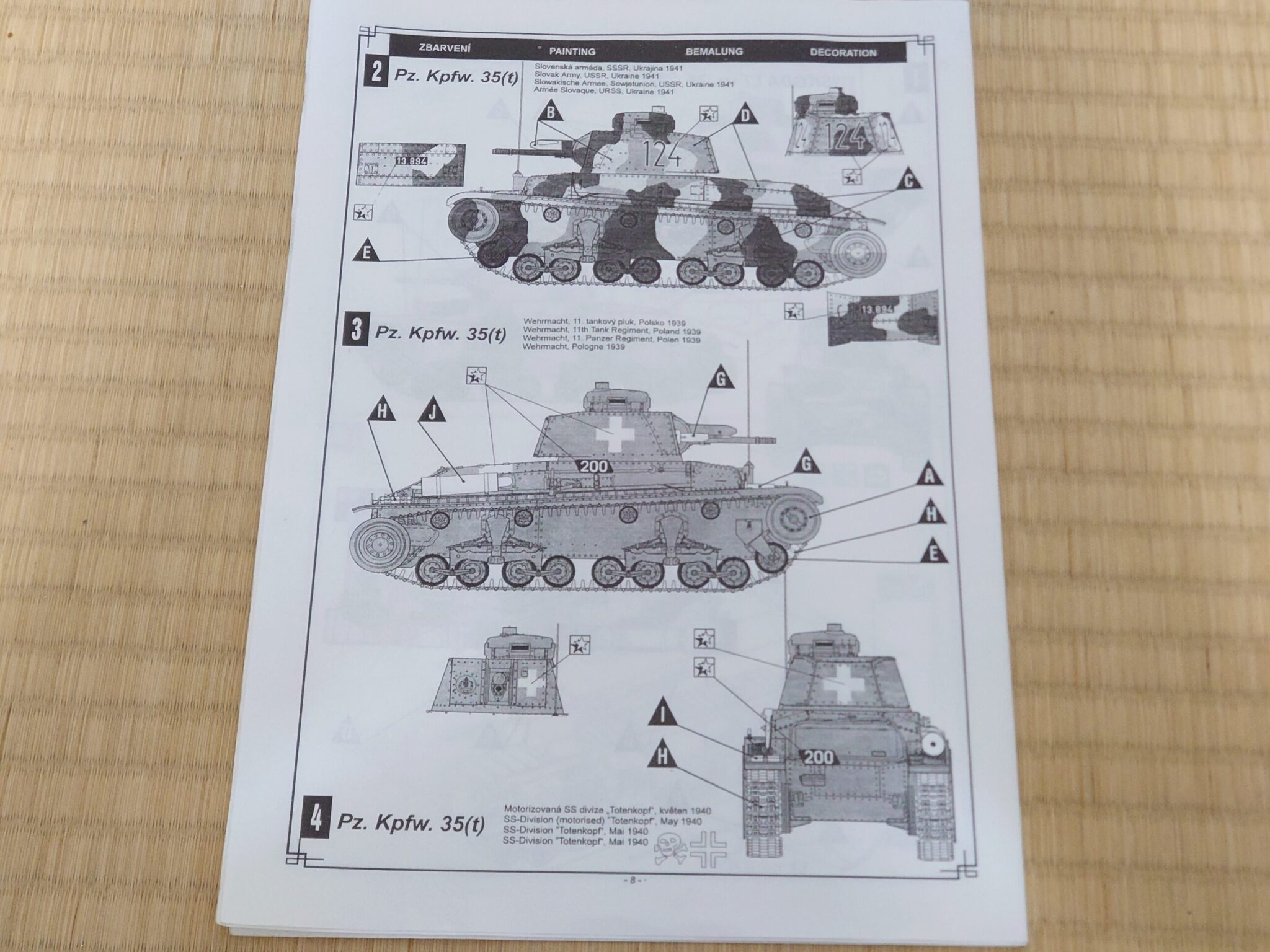 CMK 35(t)軽戦車 製作記②(完成) | 模型大隊戦闘日誌