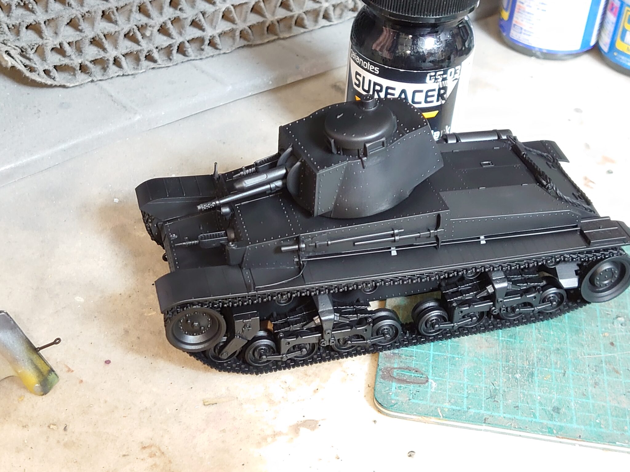 CMK 35(t)軽戦車 製作記②(完成) | 模型大隊戦闘日誌