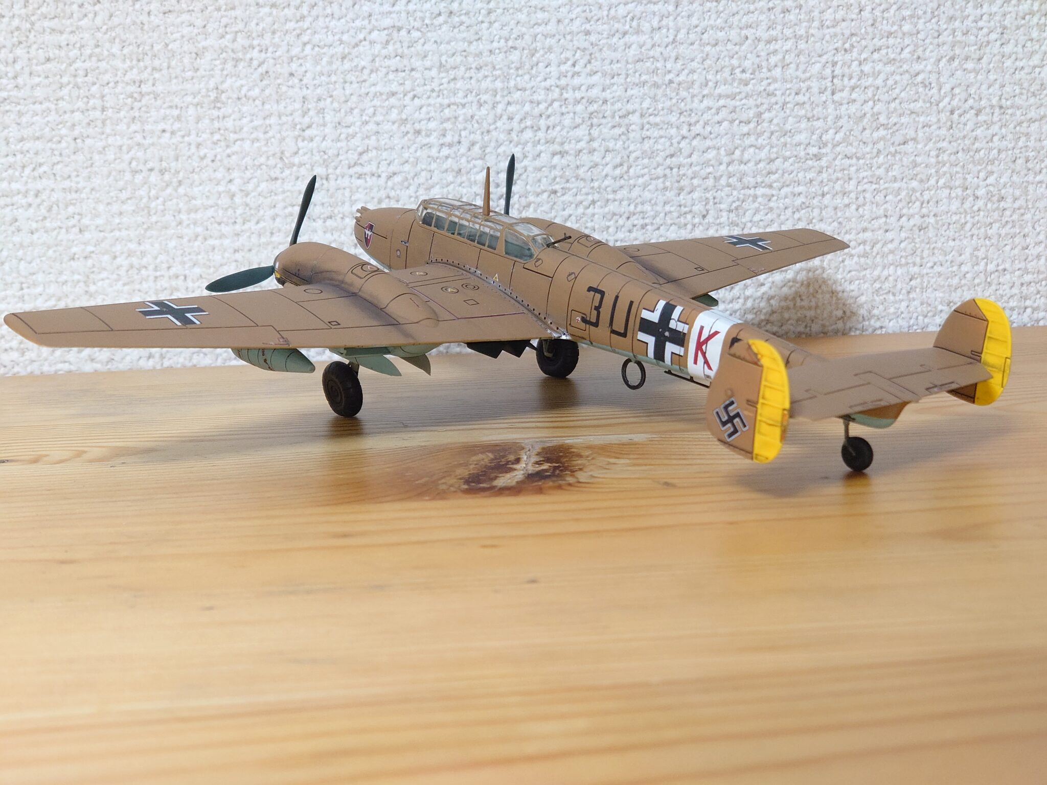 エアフィックス メッサーシュミットBf110E/E-2TROP 製作記④(完成) | 模型大隊戦闘日誌