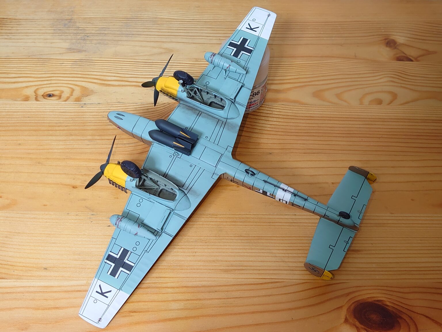 エアフィックス メッサーシュミットBf110E/E-2TROP 製作記④(完成) | 模型大隊戦闘日誌