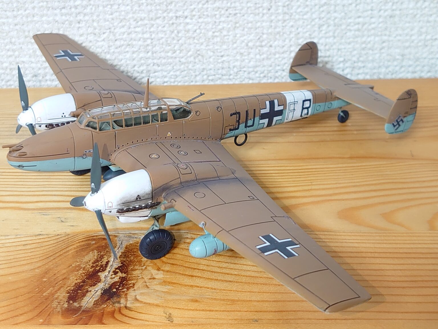 エアフィックス メッサーシュミットBf110E/E-2TROP 製作記(おまけ) | 模型大隊戦闘日誌