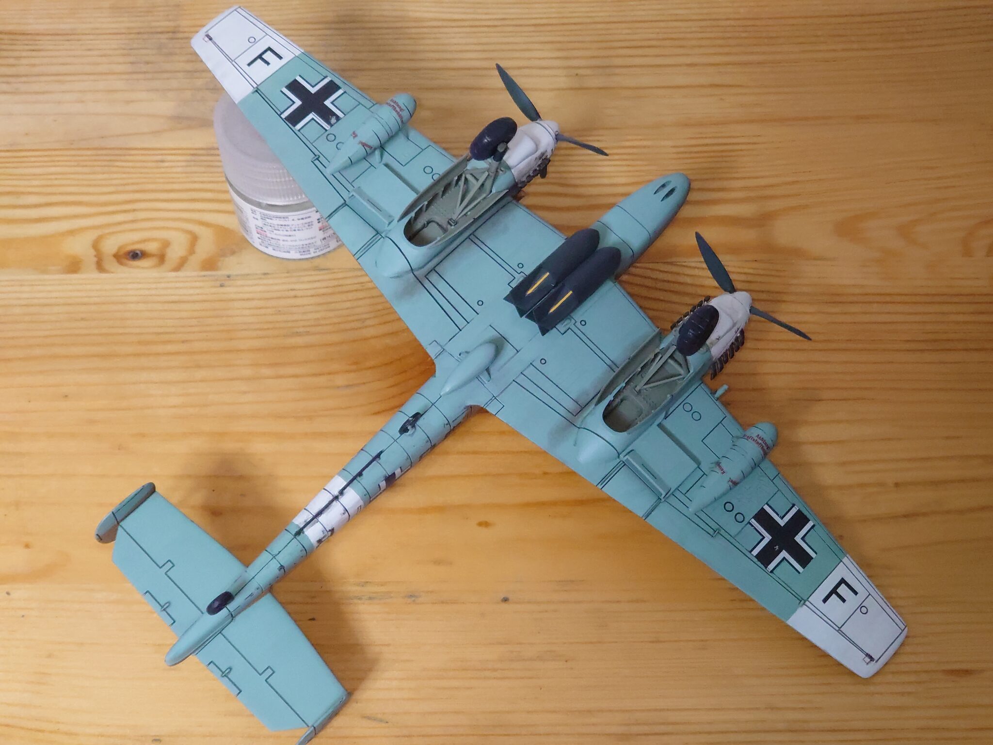 エアフィックス メッサーシュミットBf110E/E-2TROP 製作記(おまけ) | 模型大隊戦闘日誌