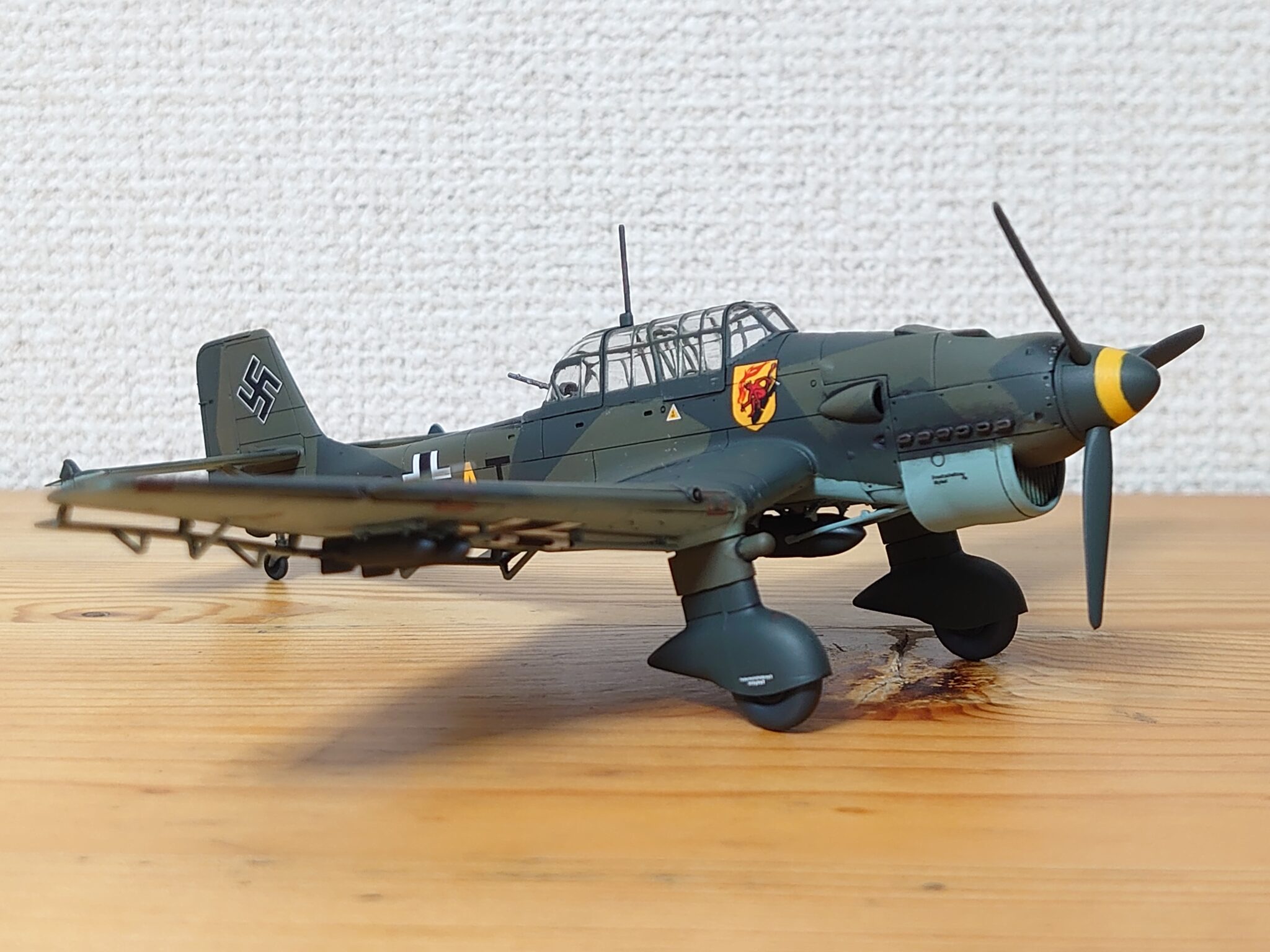 エアフィックス 1/72 ユンカースJu87B-1スツーカ 製作記④(完成) | 模型大隊戦闘日誌